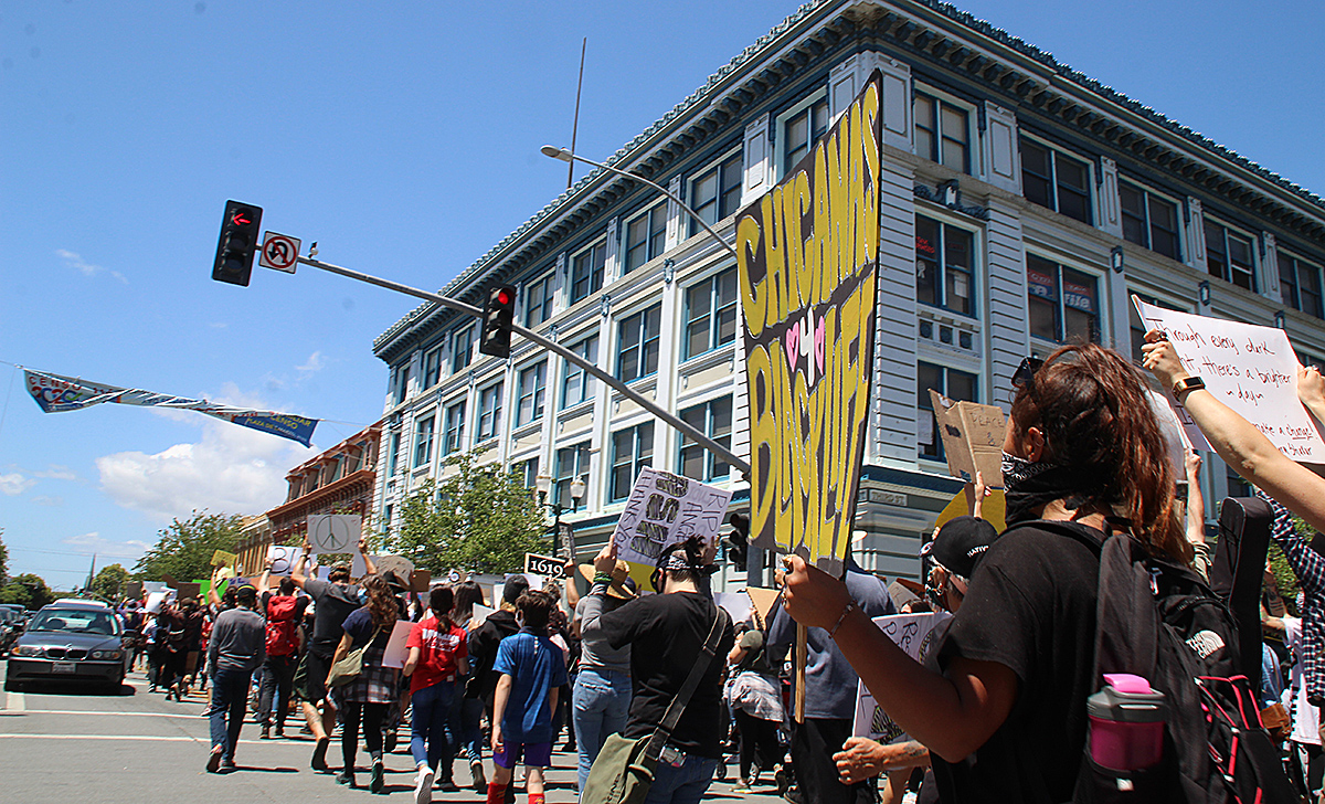 Hundreds flood downtown Watsonville in weekend protest | The Pajaronian