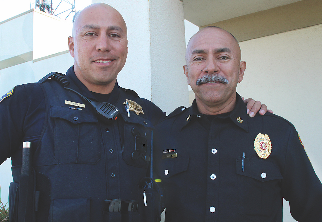 ‘A lifetime commitment’: Father, son leaders in fire, police departments