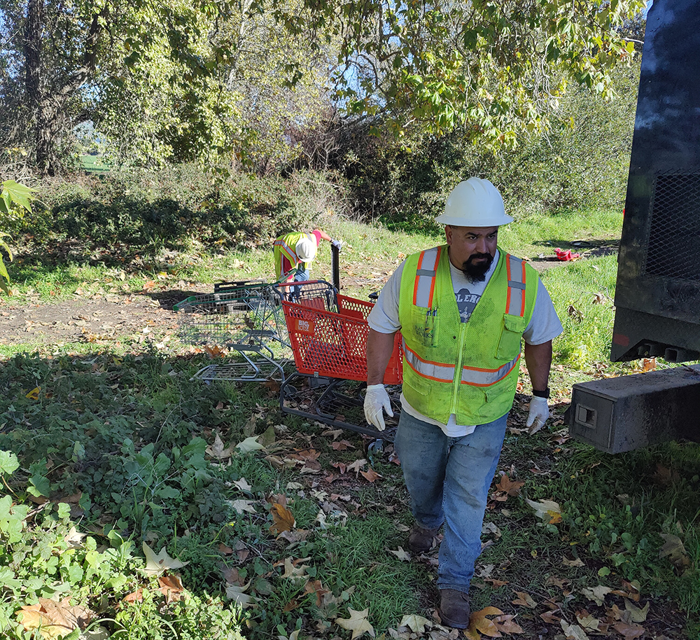Cleanup highlights expansion of homeless work program