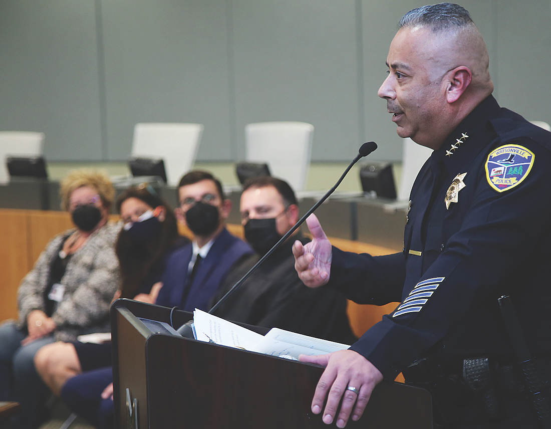 Homegrown officer takes over as Watsonville Police Chief