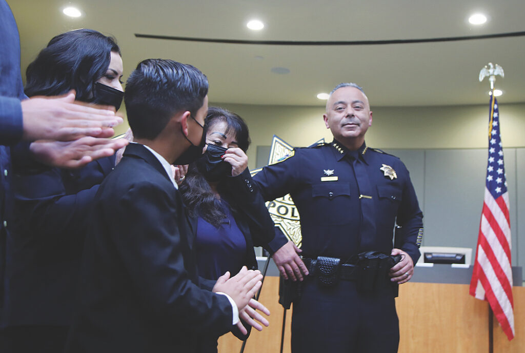 Homegrown officer takes over as Watsonville Police Chief