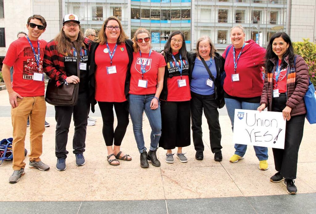 PHOTO: PVUSD teachers travel to San Francisco for union convention