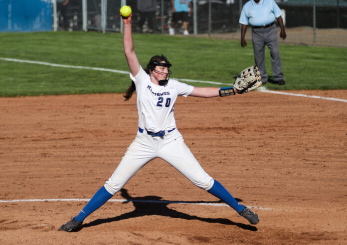Mustangs capture a share of league title | High school softball | The ...