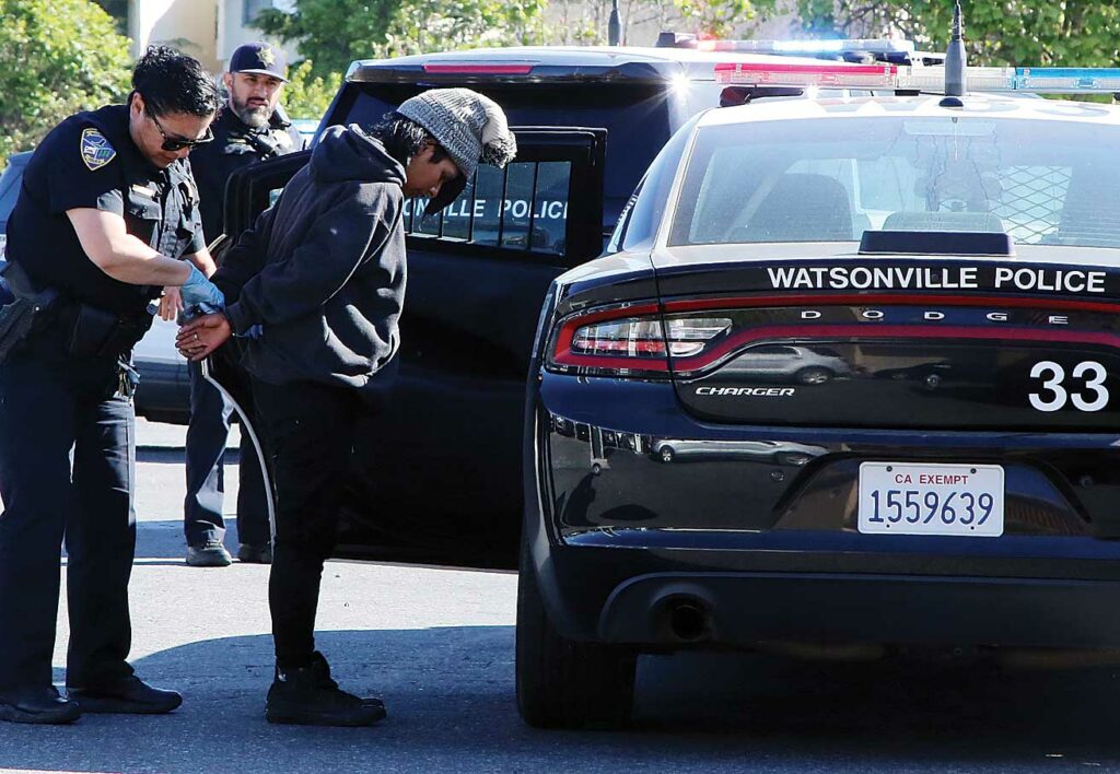 PHOTO: Car theft suspect caught in Watsonville | The Pajaronian