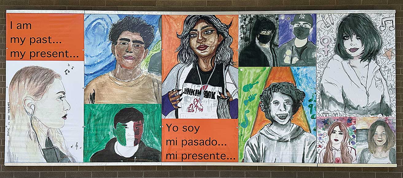 Murals on the move: New artwork installed on City Hall building