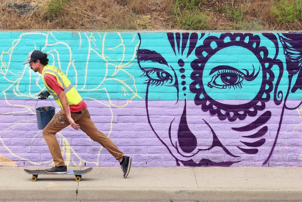 Mural brightens Watsonville's Main Street | The Pajaronian | Watsonville, CA