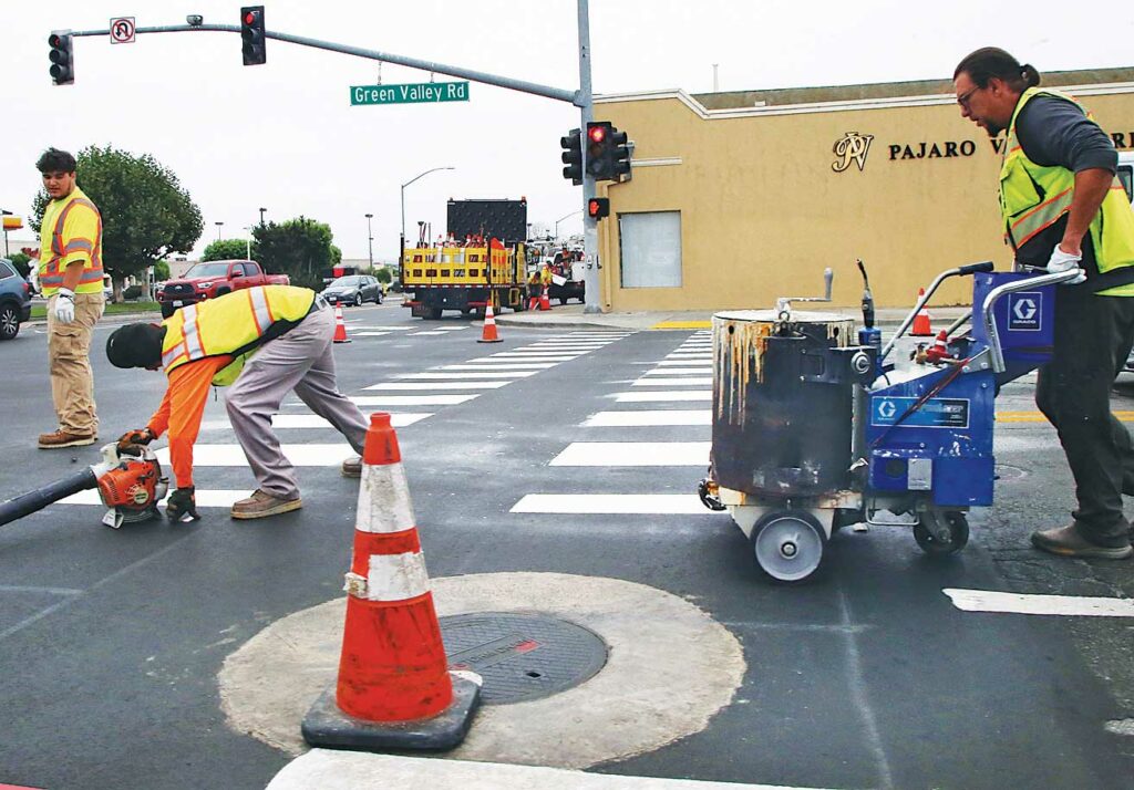 Freedom Boulevard repaving wrapping up | The Pajaronian | Watsonville, CA
