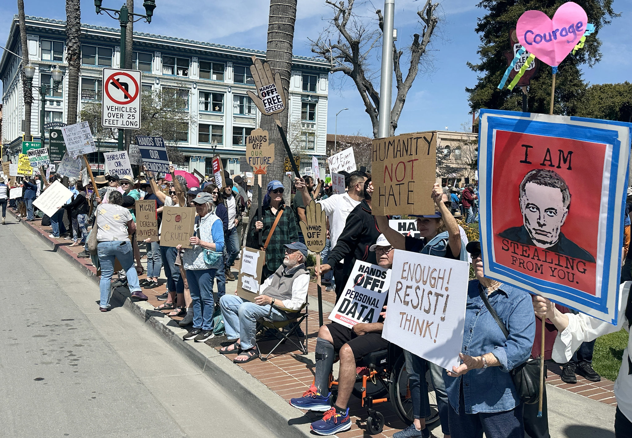 Millions across the nation tell Trump, Musk 'Hands Off!' | The ...