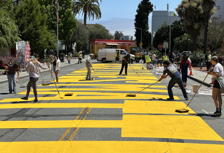 Community comes together to repaint Black Lives Matter mural | The ...