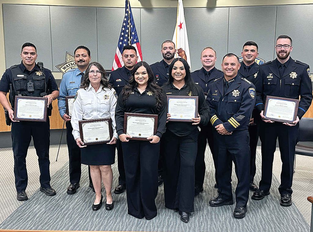 Watsonville Police Department holds awards ceremony for outstanding ...